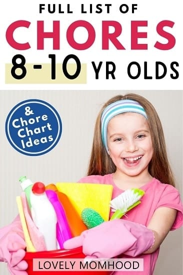Age Appropriate Chores For 8 10 Year Olds Daily Weekly Allowances 