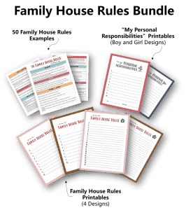 Family House Rules for Kids & Teens (+50 Sample Rules & Template)