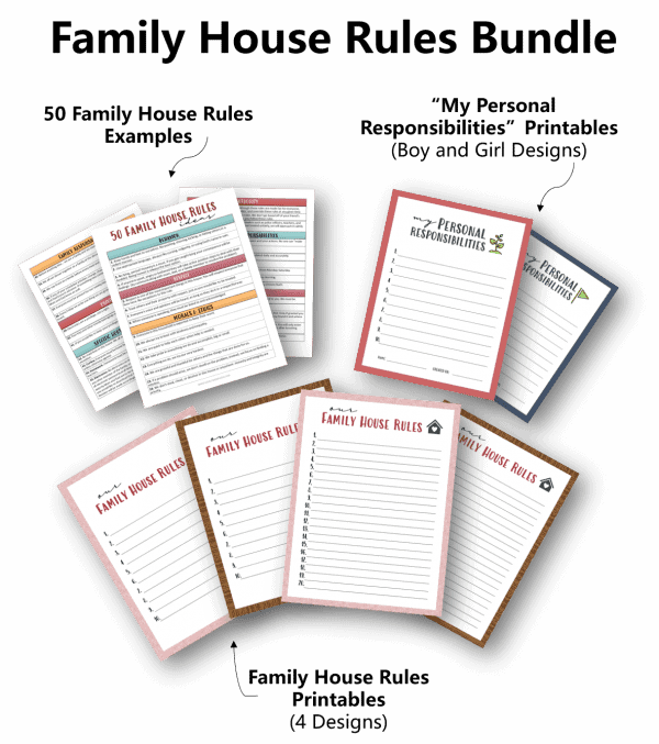 Family House Rules for Kids & Teens (+50 Sample Rules & Template)