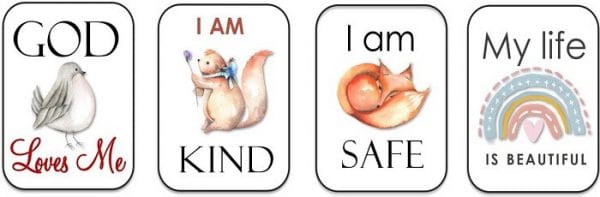 31 Beautiful Affirmation Cards for Kids (Printable) - Lovely Momhood