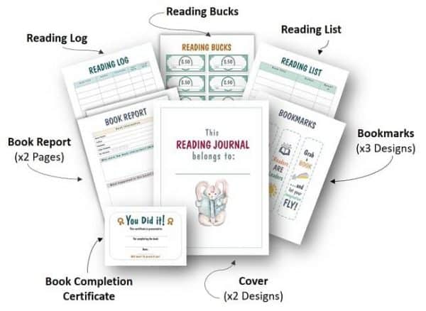 The Best Reading Journal for Kids (Printable Download) - Lovely Momhood