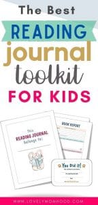 The Best Reading Journal for Kids (Printable Download) - Lovely Momhood