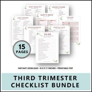 Pregnancy Printables and Checklists