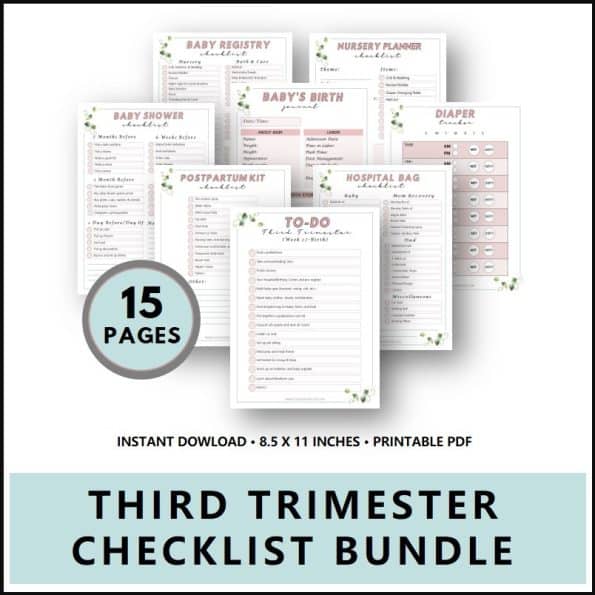 Pregnancy Printables and Checklists